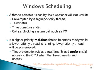 Windows process-scheduling | PPTX