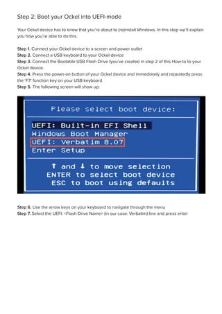 Windows reinstallation-guide | PDF