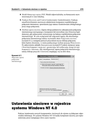 Windows Server 2003. Rejestr systemu | PDF | Computer Software and Applications | Computing
