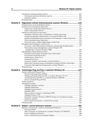 Windows Server 2003. Rejestr systemu | PDF | Computer Software and Applications | Computing
