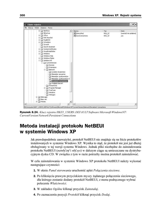 Windows Server 2003. Rejestr systemu | PDF | Computer Software and Applications | Computing