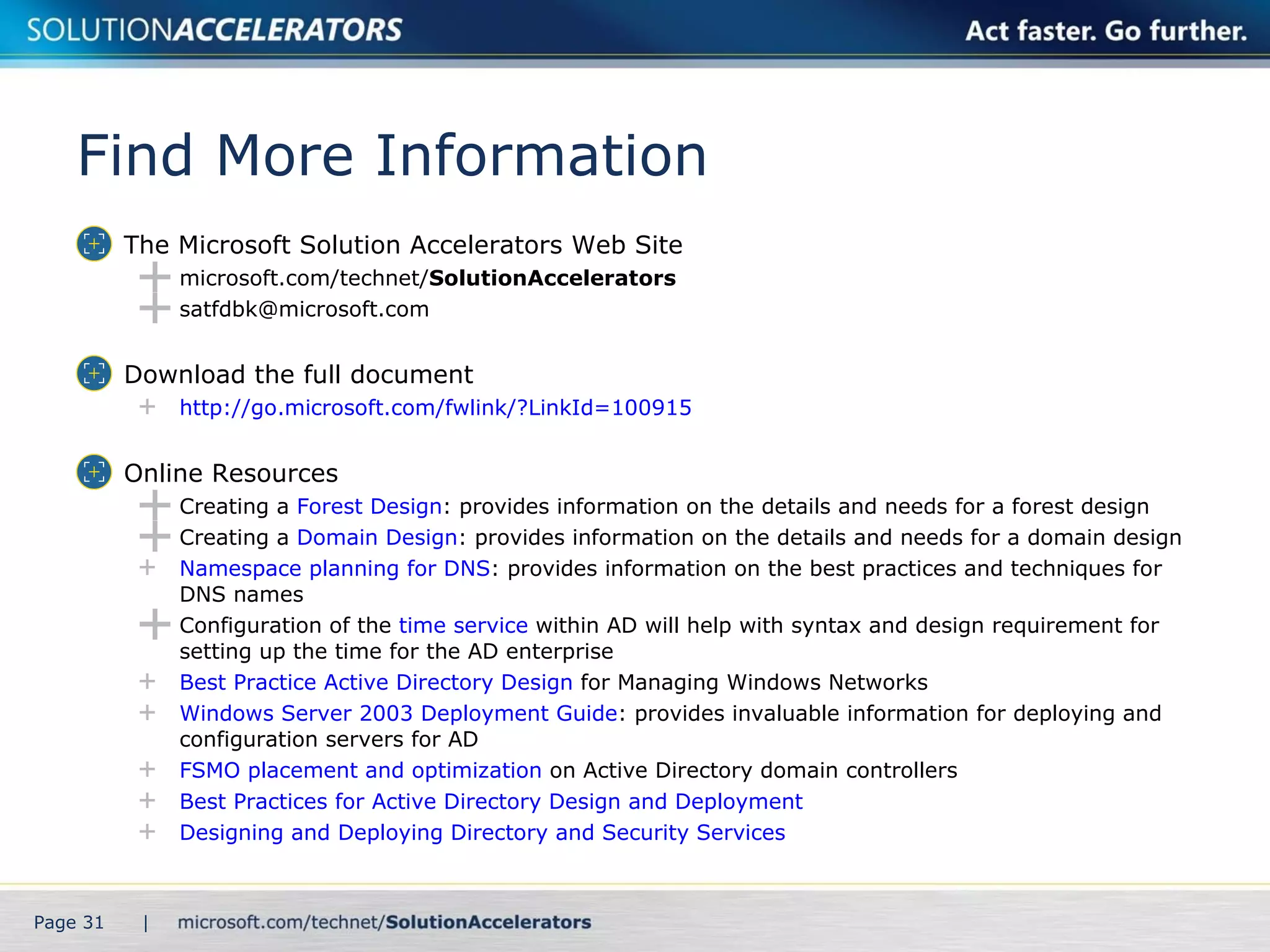 Windows Server 2008 Active Directory Guide | PPT