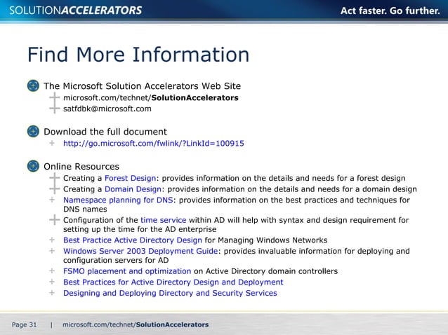 Windows Server 2008 Active Directory Guide | PPT