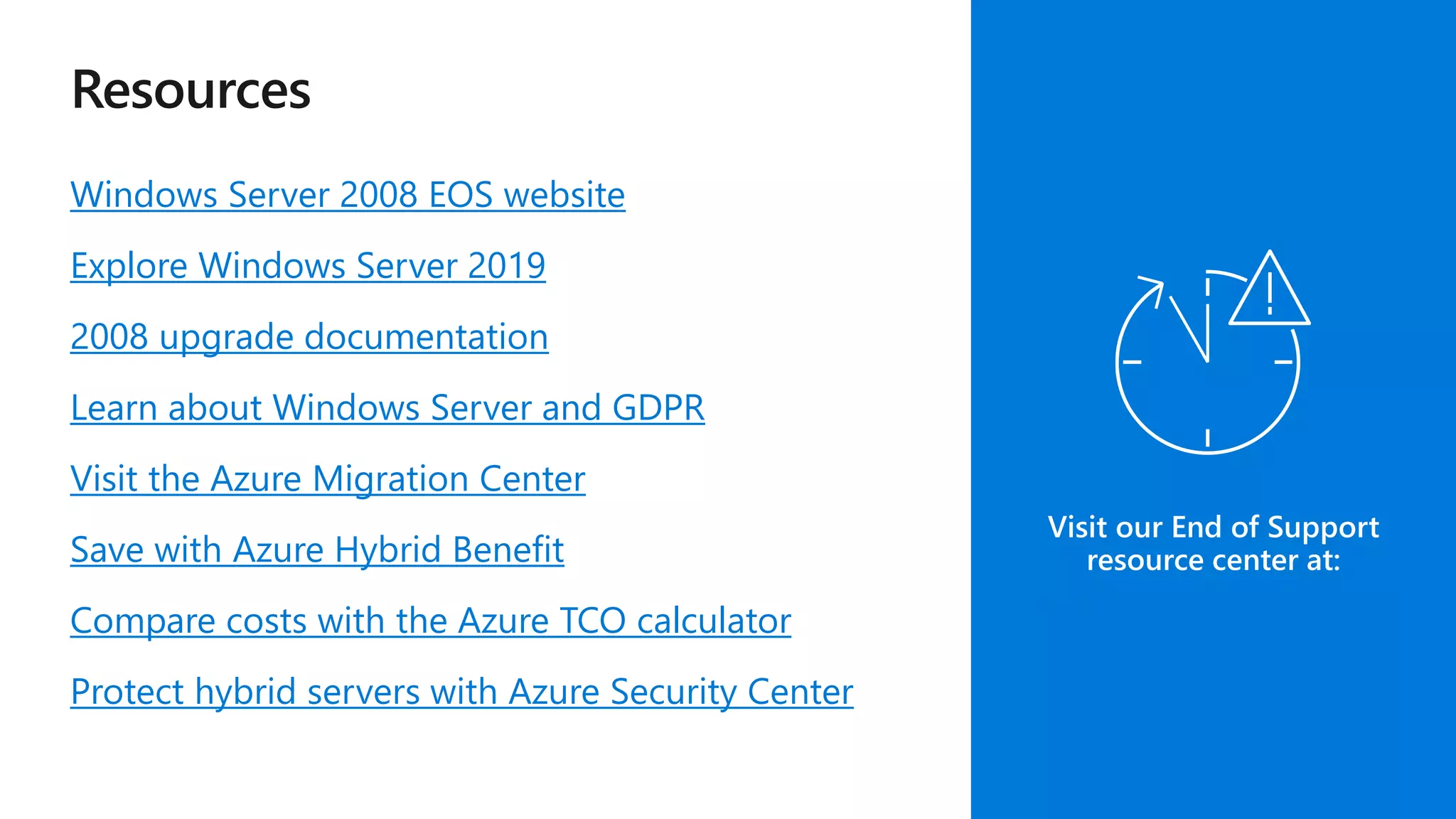 Windows Server 2008 End of Support Pitch Deck | PPTX