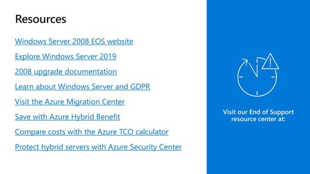Windows Server 2008 End of Support Pitch Deck | PPT