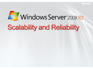 Windows Server 2008 R2 Overview | PPT