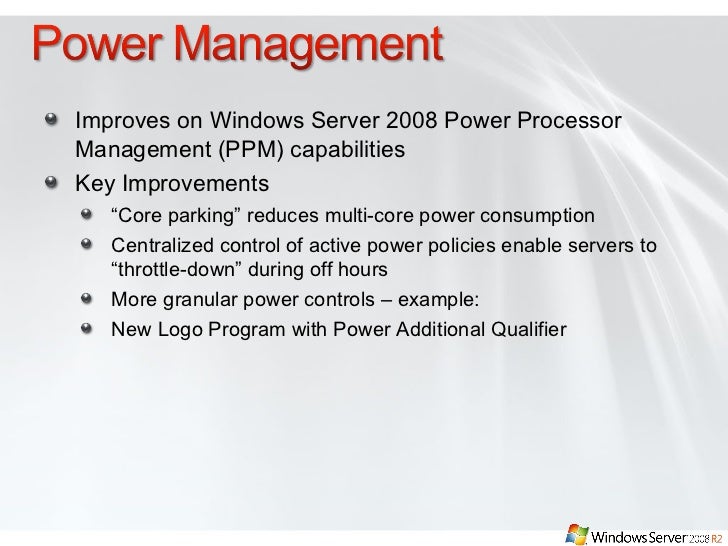 Windows Server 2008 R2 Overview