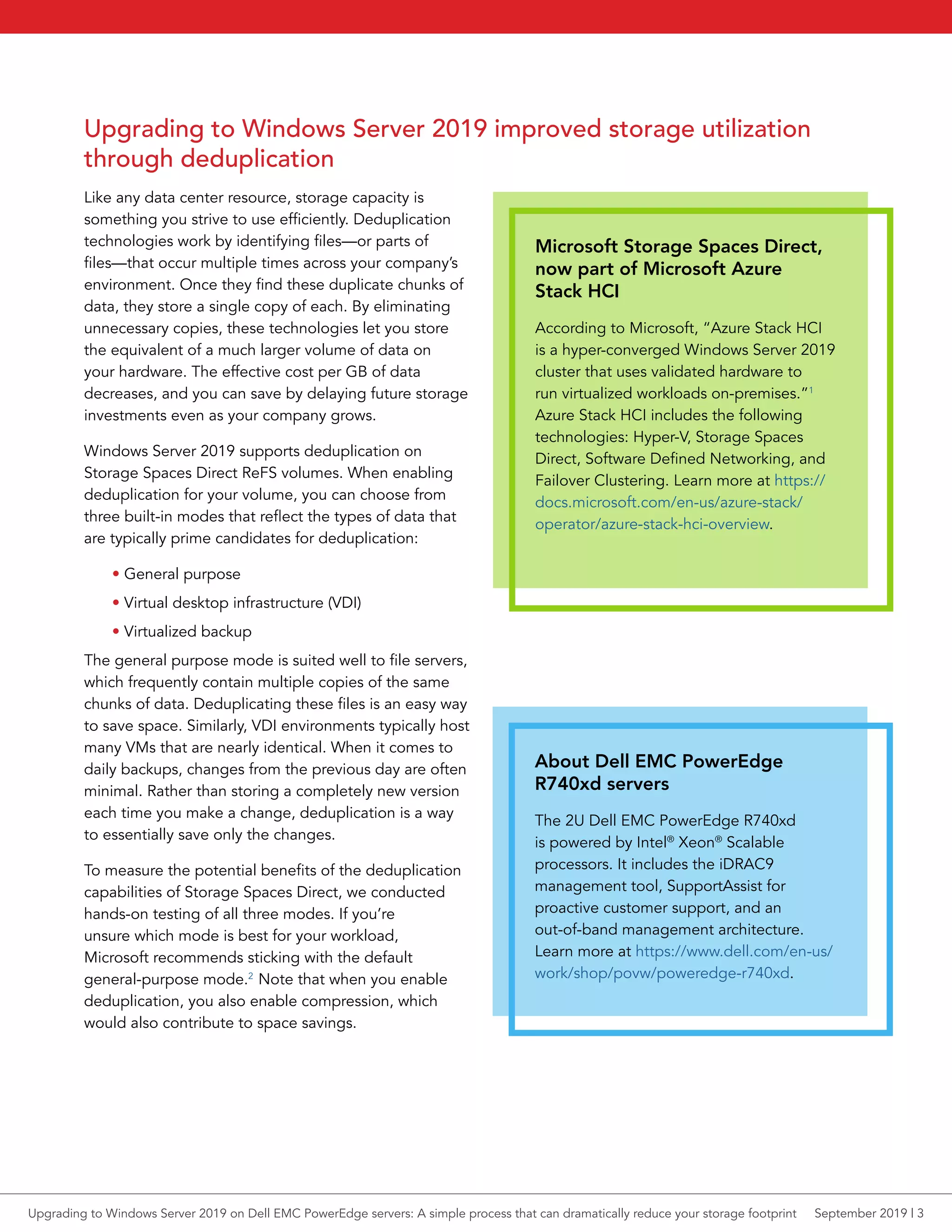 Upgrading to Windows Server 2019 on Dell EMC PowerEdge servers: A ...