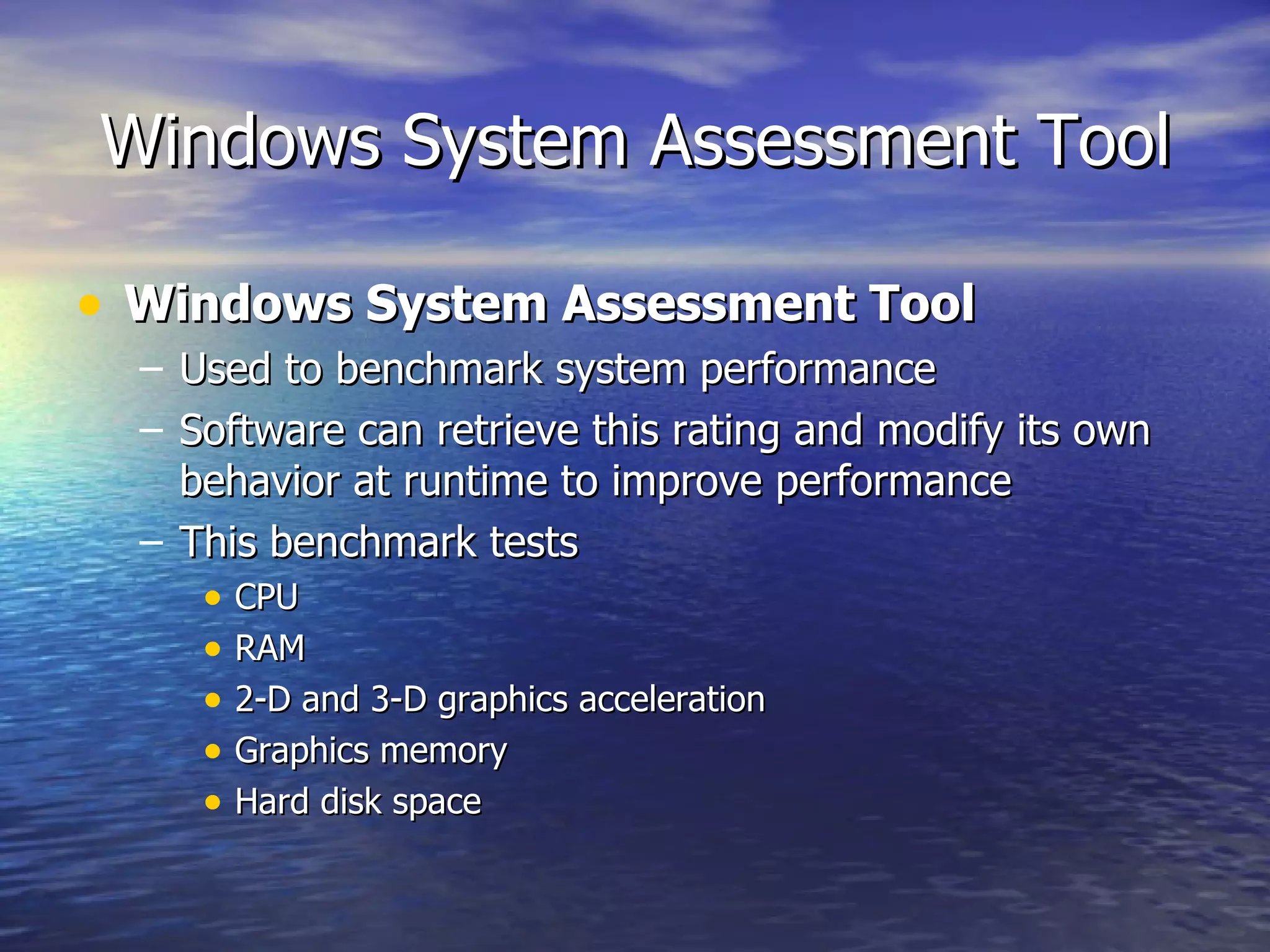 Windows Vista | PPT