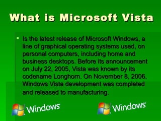Windows Vista | PPT