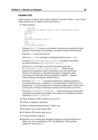 Windows XP. Komendy i polecenia. Praktyczne przykłady | PDF