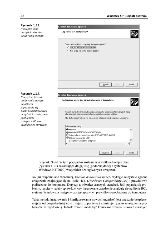 Windows XP. Rejestr systemu | PDF