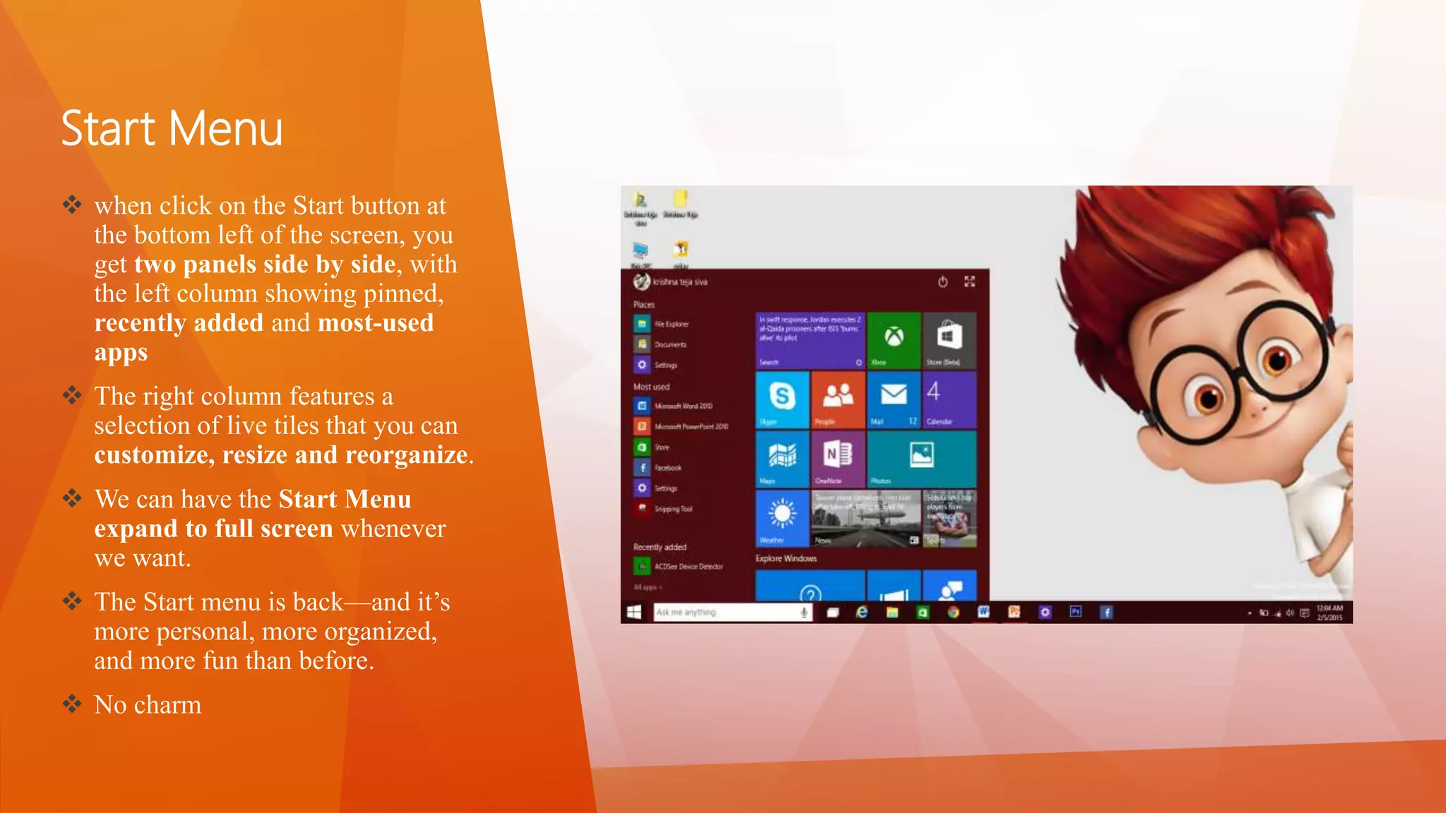 An introduction to Windows 10 | PPTX