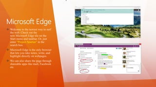 An introduction to Windows 10 | PPTX