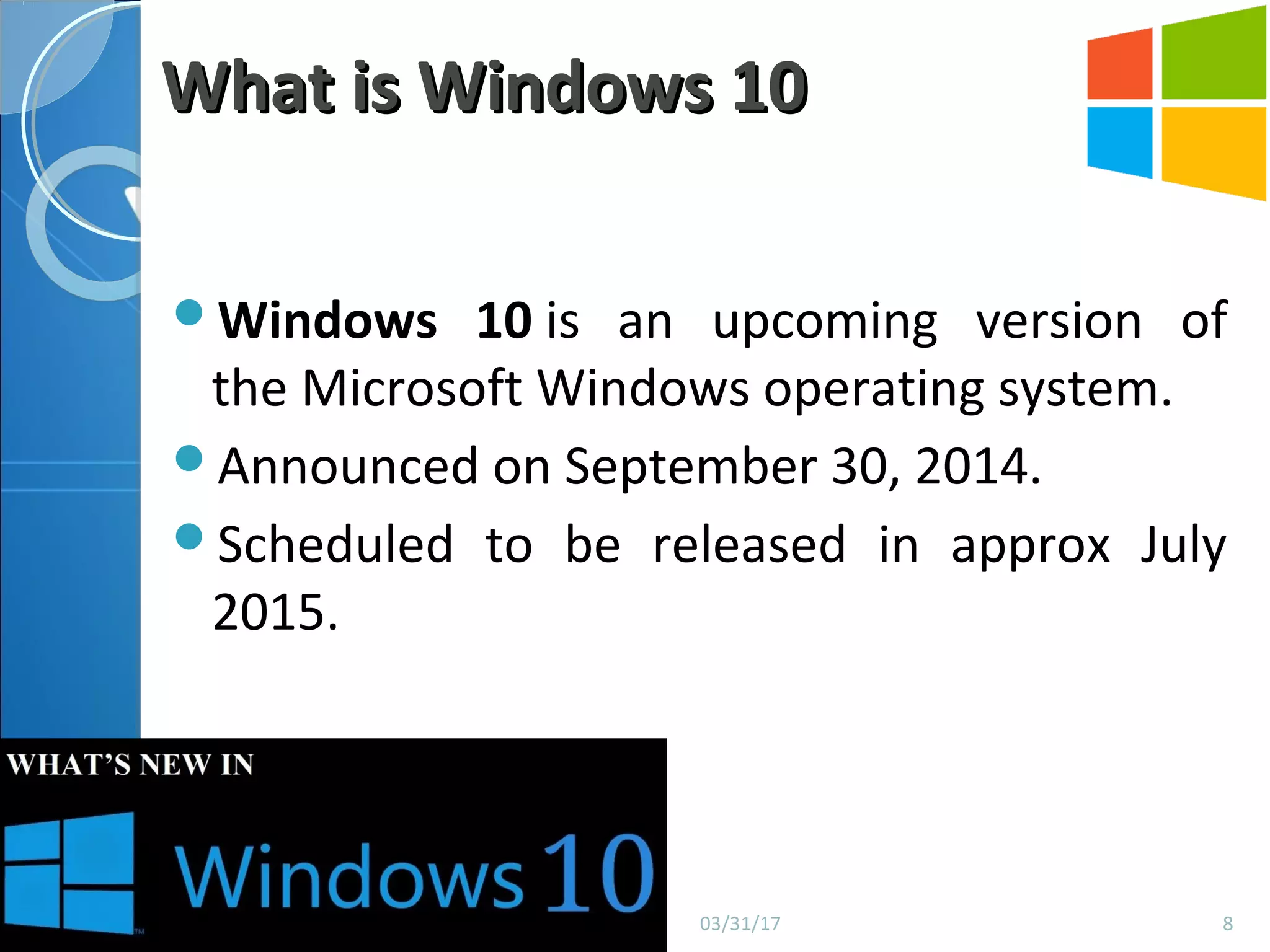 Windows 10 | PPT