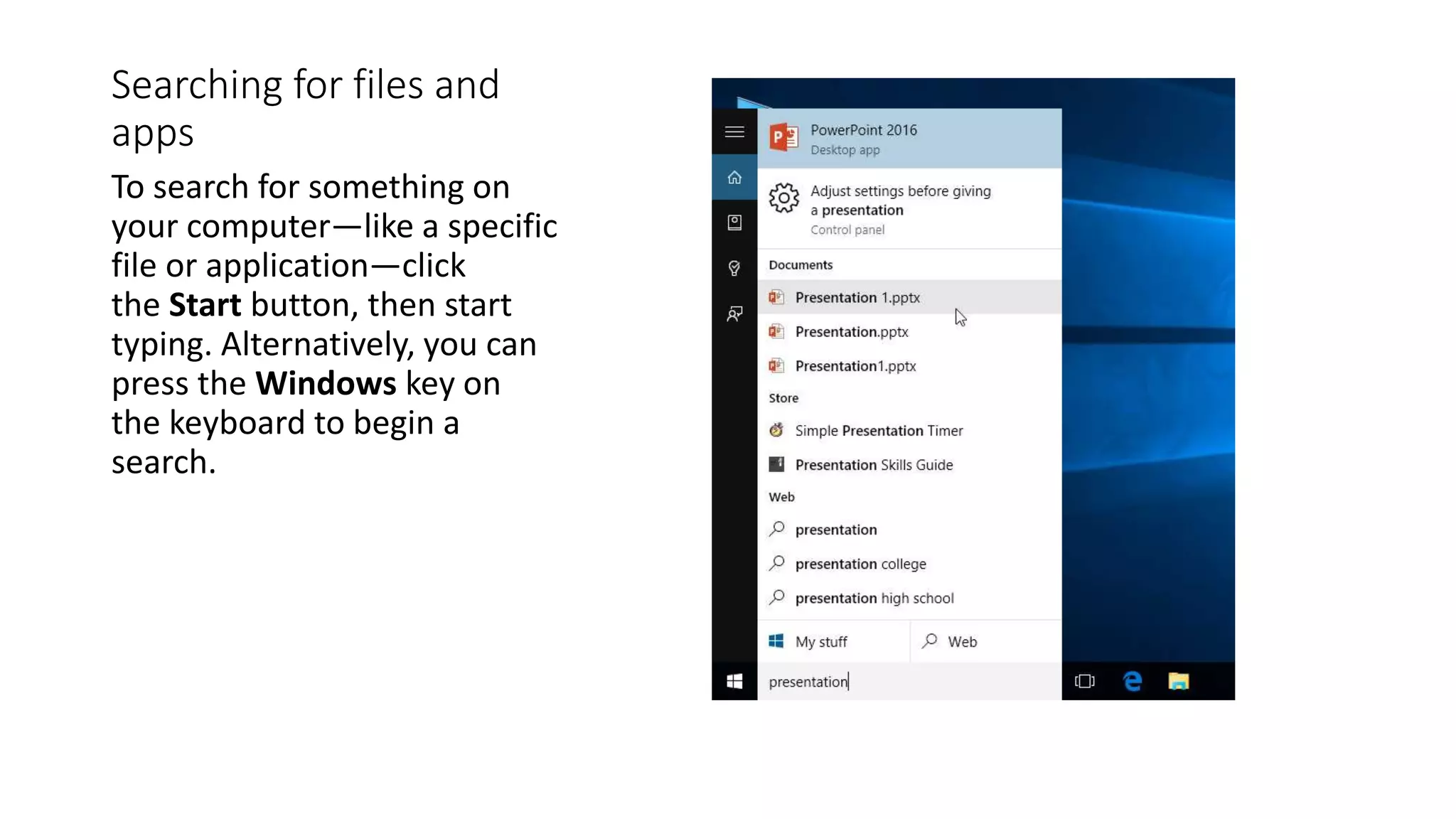 Introduction to Windows 10 | PPTX