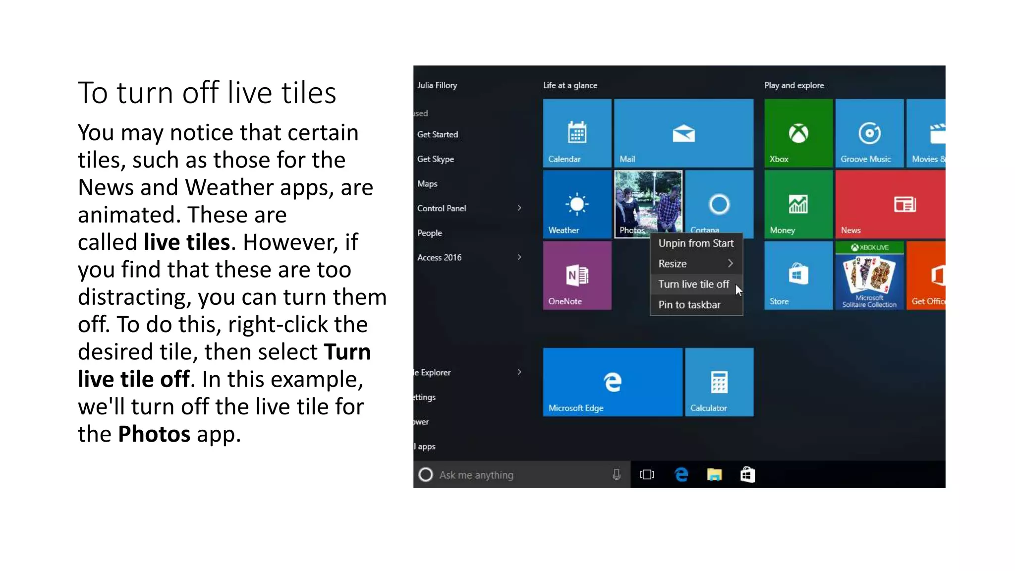 Introduction to Windows 10 | PPTX