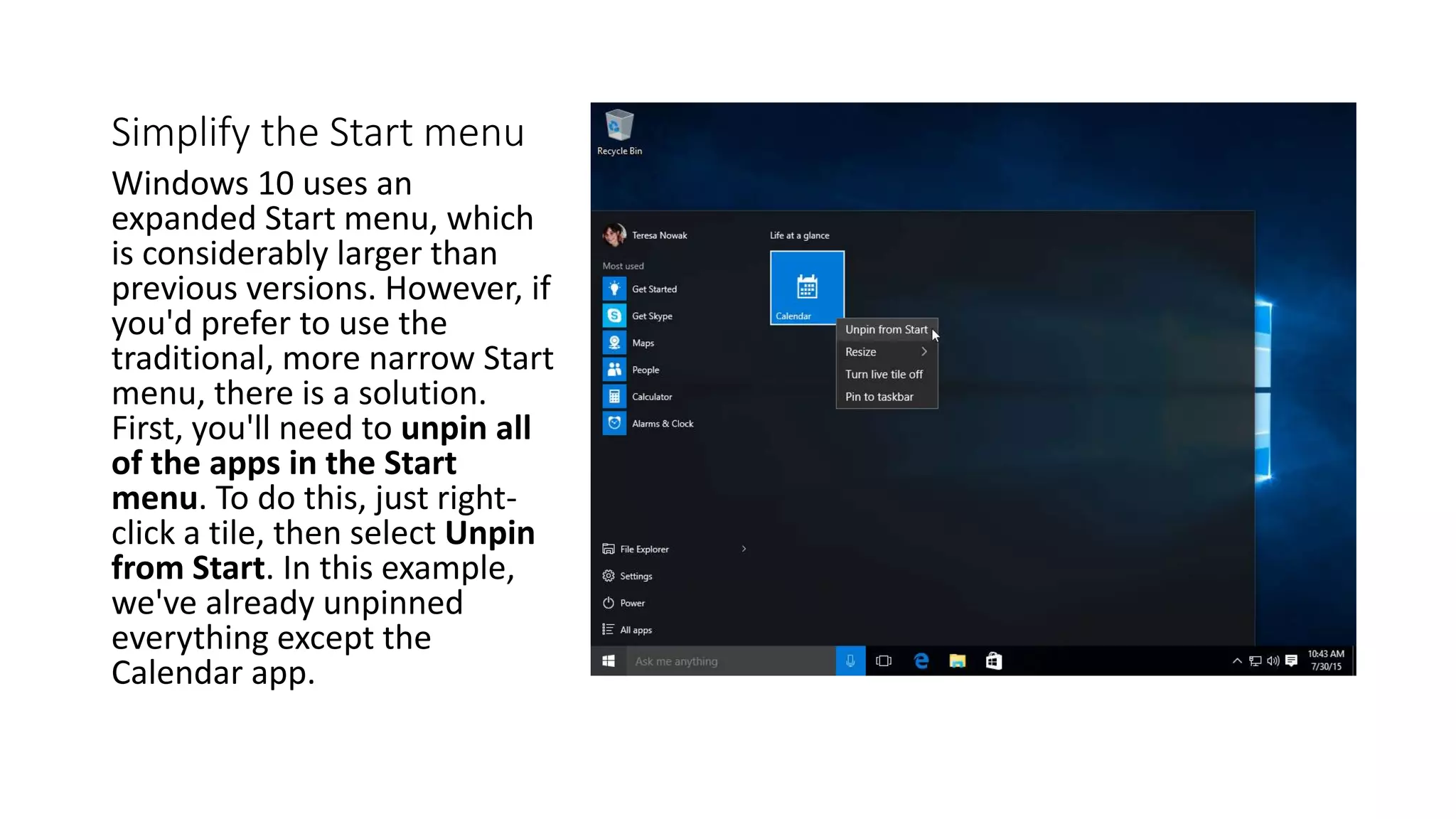 Introduction to Windows 10 | PPTX