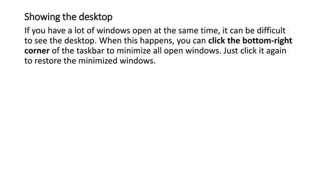 Introduction to Windows 10 | PPTX