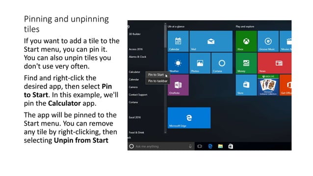 Introduction to Windows 10 | PPTX