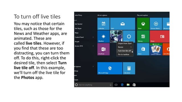 Introduction to Windows 10 | PPTX