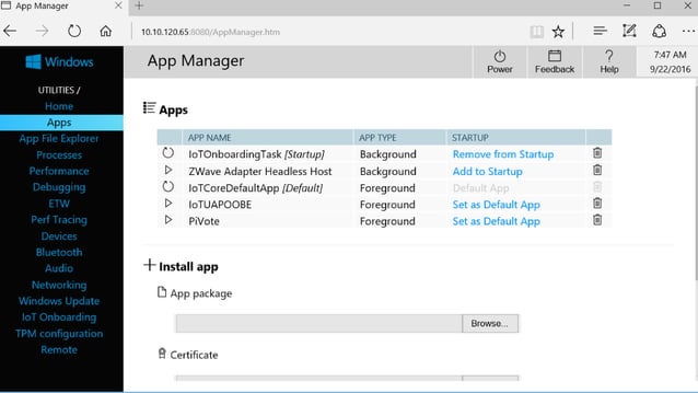 Windows 10 ioT core and the Raspberry Pi 2 | PPT