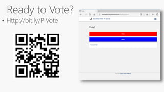 Windows 10 ioT core and the Raspberry Pi 2 | PPT