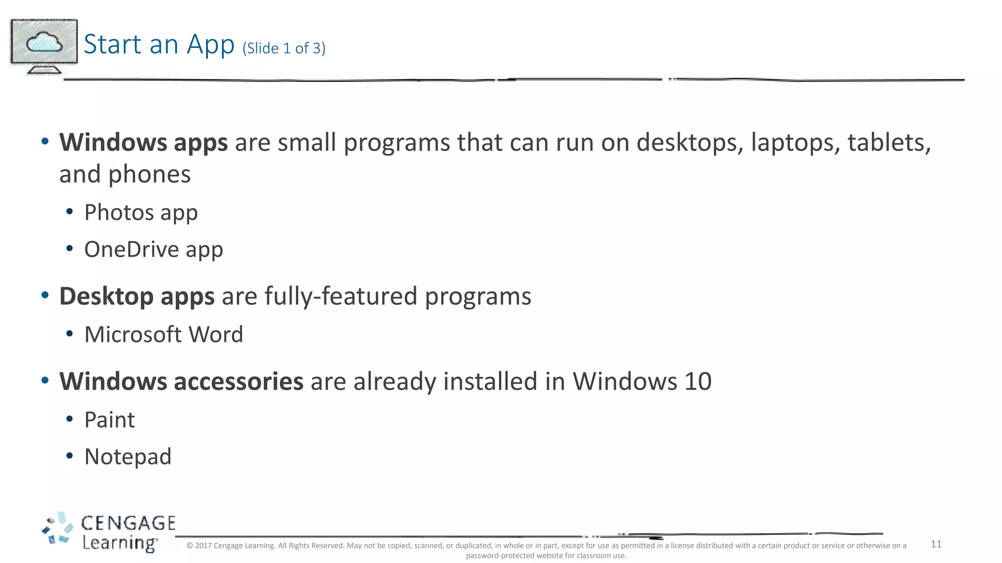 Windows 10 module 1 ppt presentation | PPTX