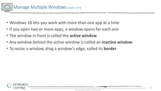 Windows 10 module 1 ppt presentation | PPTX