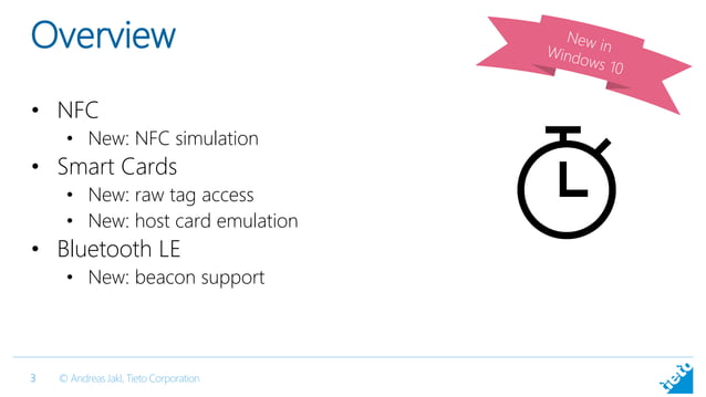 Which new scenarios are enabled by Windows 10 for NFC, Bluetooth LE ...