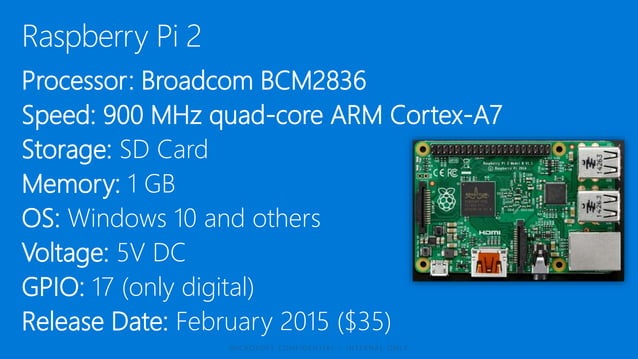 Windows 10 IoT Core on Raspberry Pi 2 Usine IO | PPTX | Operating Systems | Computer Software ...