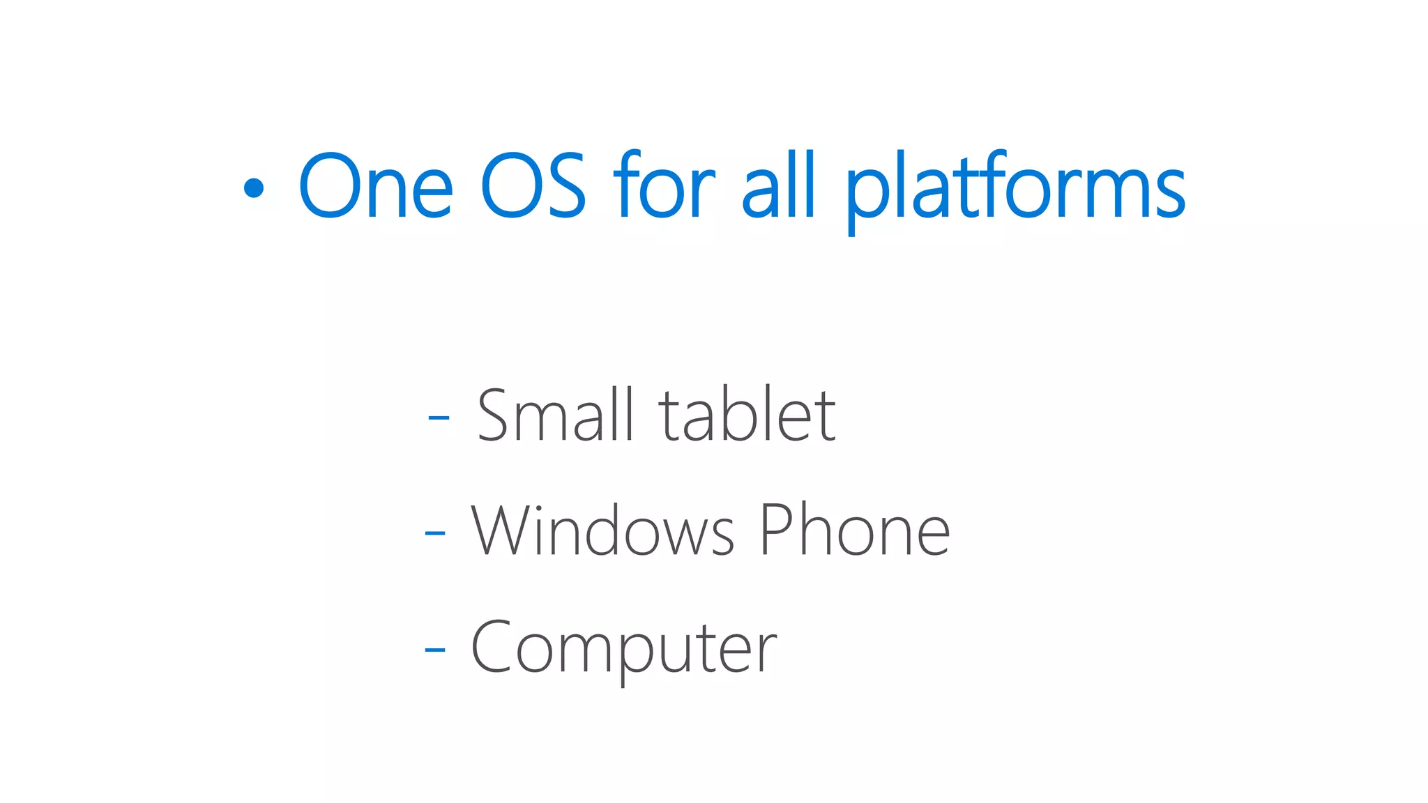 Windows 10 presentation | PPTX