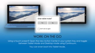 Windows 10 – 8 Tips & Tricks | PPTX