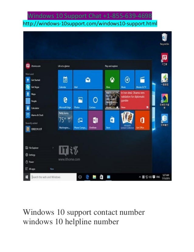 Windows 10 support chat +1 855-639-4698