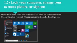 Windows 10 user guide | PPTX