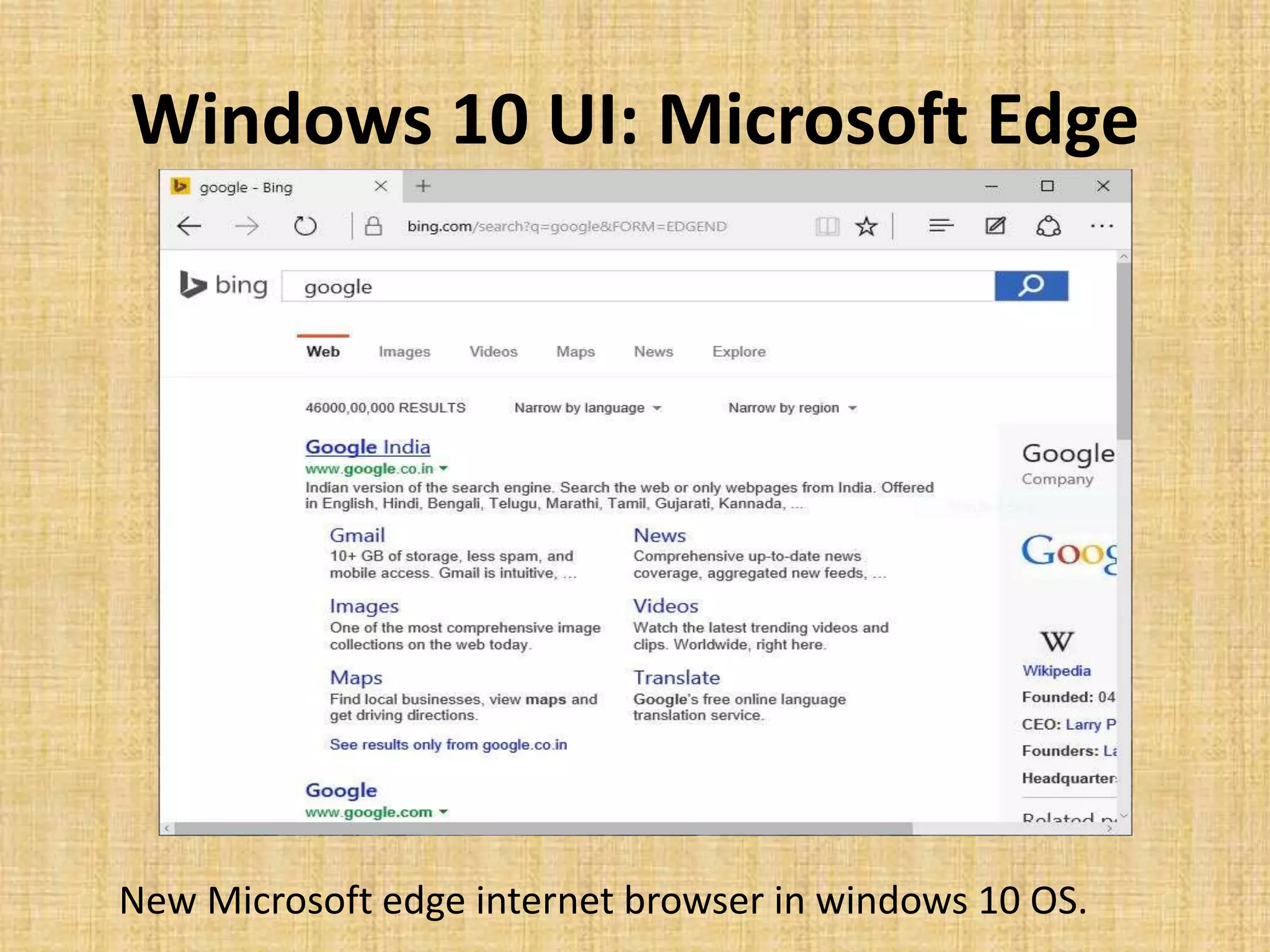 Windows 10 Main User Interface (UI) | PPTX