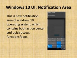 Windows 10 Main User Interface (UI) | PPTX