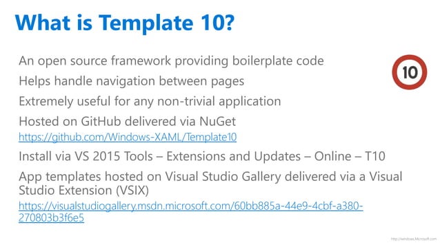 Windows 10 uwp hands on workshop | PPT