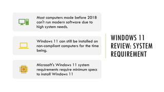 WINDOWS 11.pptxsrwetyurutyutyktuktukukety | PPTX
