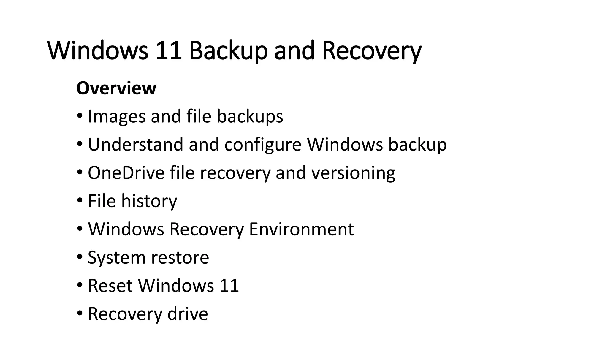 Windows 11 Desktop 01. Administration System Maintenance and ...