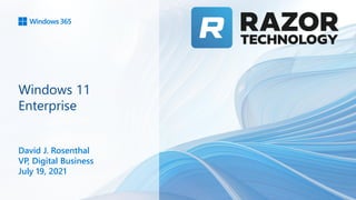 Windows 11 for the Enterprise | PDF