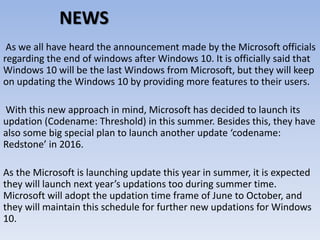 Windows 11 updates | PPTX