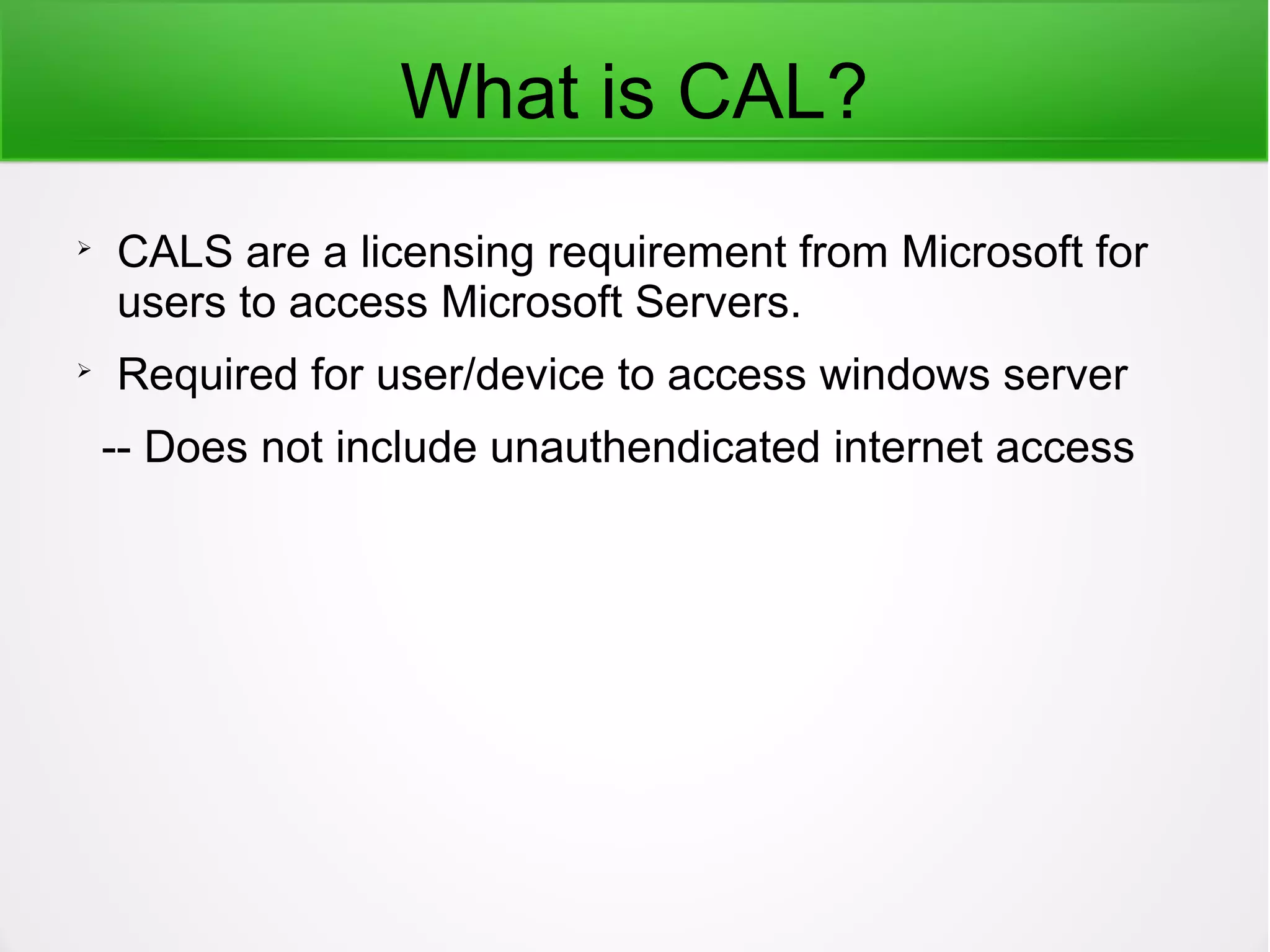 Windows Licencing Cont.... | PPT