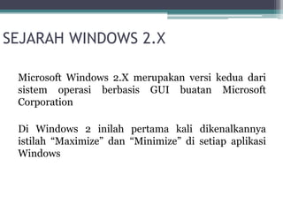Windows 2.x | PPTX