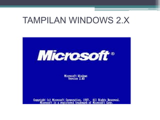 Windows 2.x | PPTX