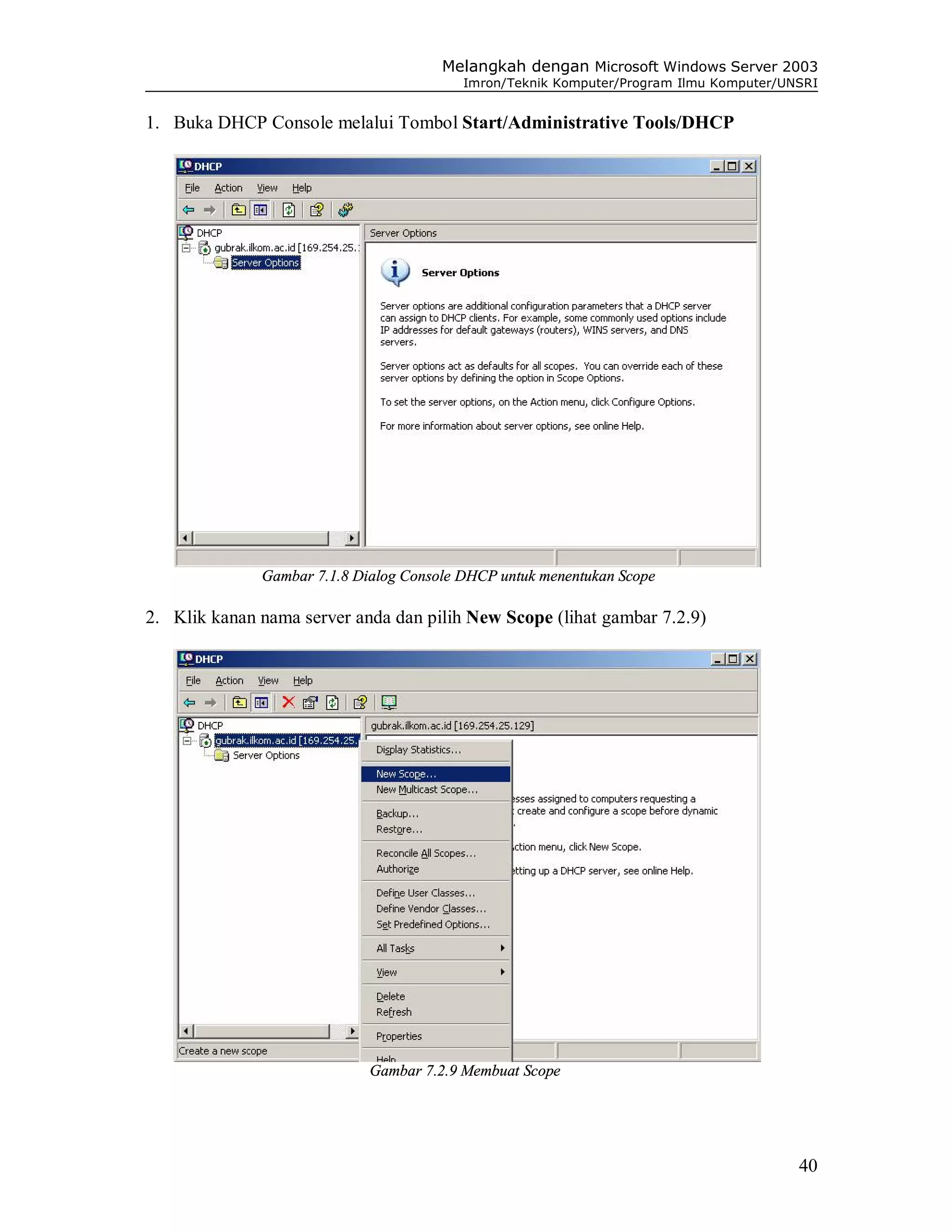 Melangkah dengan Microsoft Windows Server 2003 | PDF