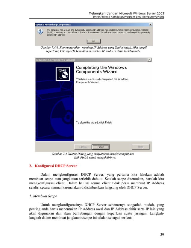 Melangkah dengan Microsoft Windows Server 2003 | PDF