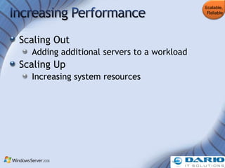 Windows 2008 Overview | PPTX