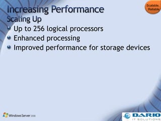Windows 2008 Overview | PPTX