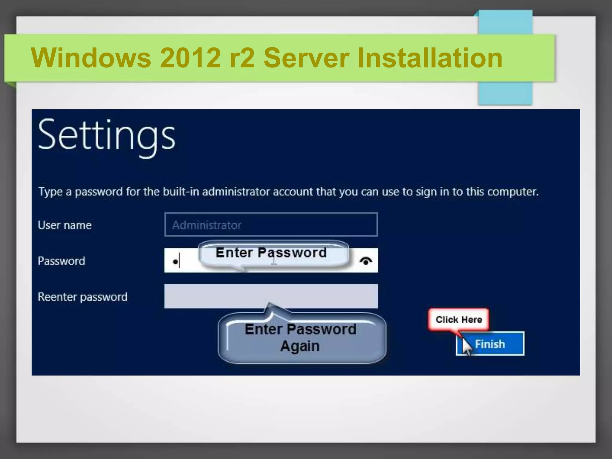 Windows 2012 r2 server installation | PPTX